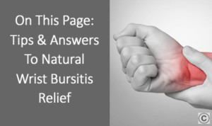 Wrist Bursitis Natural Treatment | OSMO Patch AU